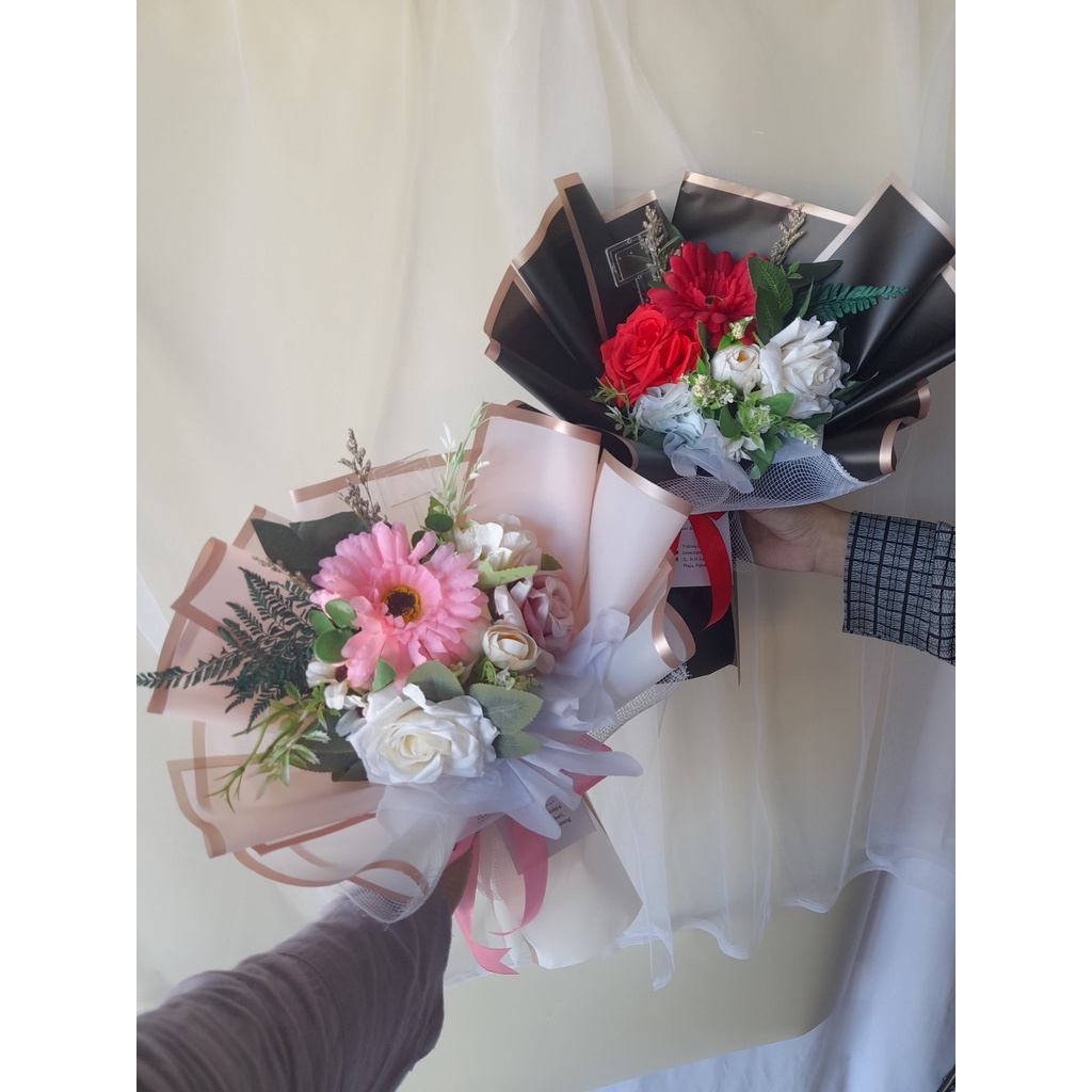 Jual [COD] Buket Bunga/ Bunga Wisuda/ Bunga Artificial/ Buket Mawar ...