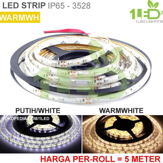 Jual Produk Unggulan] Lampu Led Strip Flexible Warmwhite Kuning Roll 5 ...