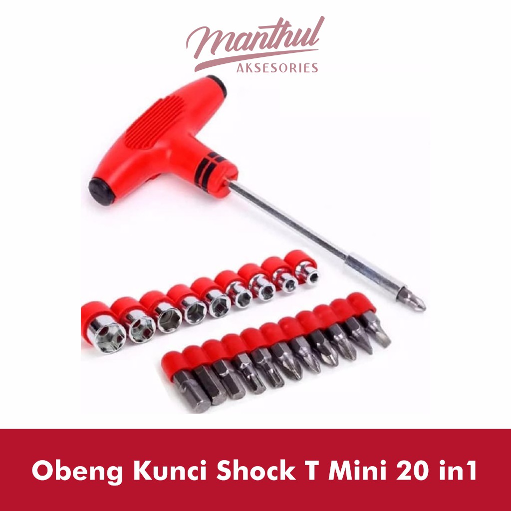 Jual Obeng Kunci Shock T Mini 20 in1 | Shopee Indonesia