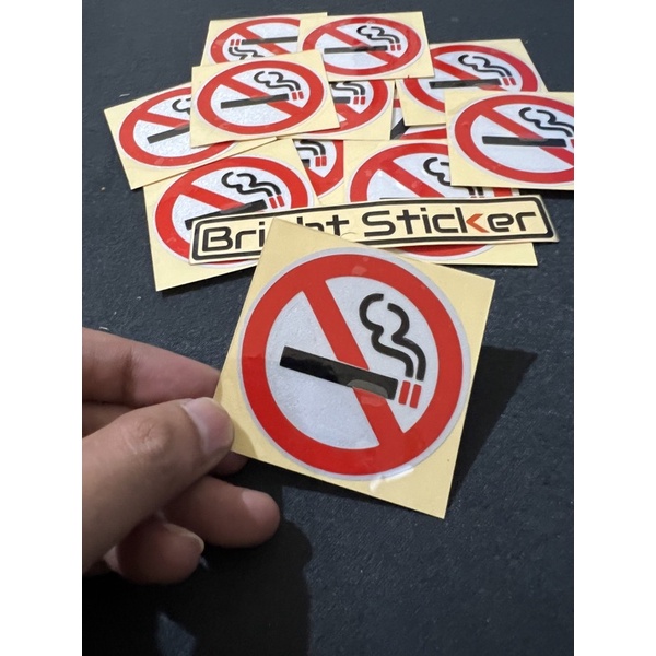 Jual STICKER DILARANG MEROKOK NO SMOKING CUTTING | Shopee Indonesia