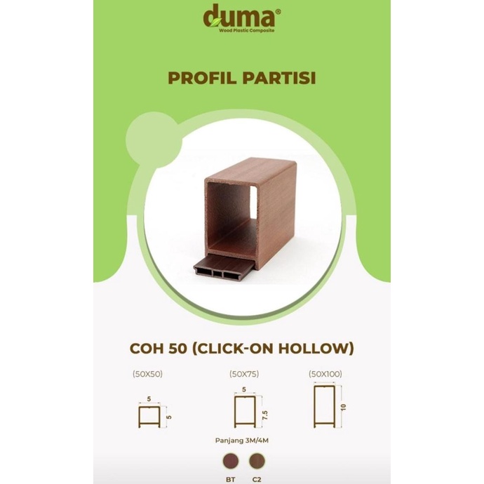 Jual Plafon Duma Click On Hollow (Plafon WPC Click On Hollow) | Shopee ...