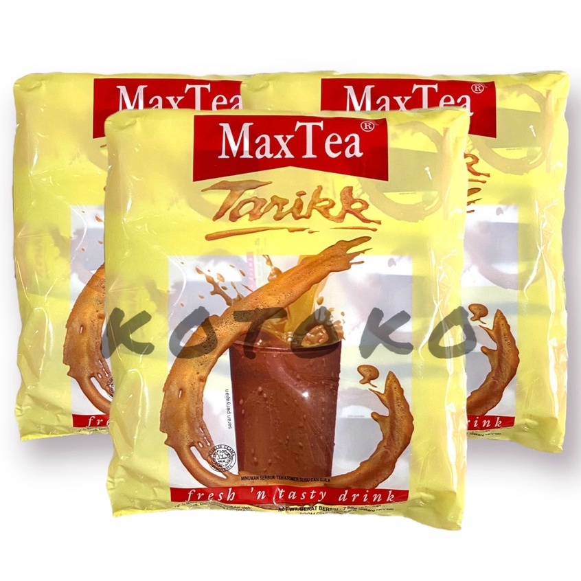 Jual Maxtea Teh Tarik isi 30 Sachet / Teh Tarik Max Tea 750gr | Shopee Indonesia