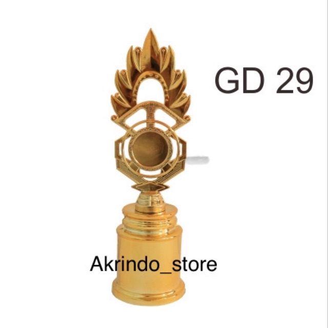 Jual Trophy Emas tinggi 30 cm / trophy emas unik / trophy emas bagus ...