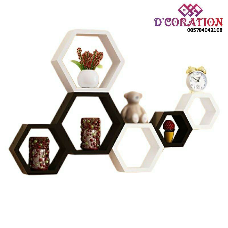 Jual RAK HEXAGONAL MINIMALIS GANTUNG KEREN | Shopee Indonesia