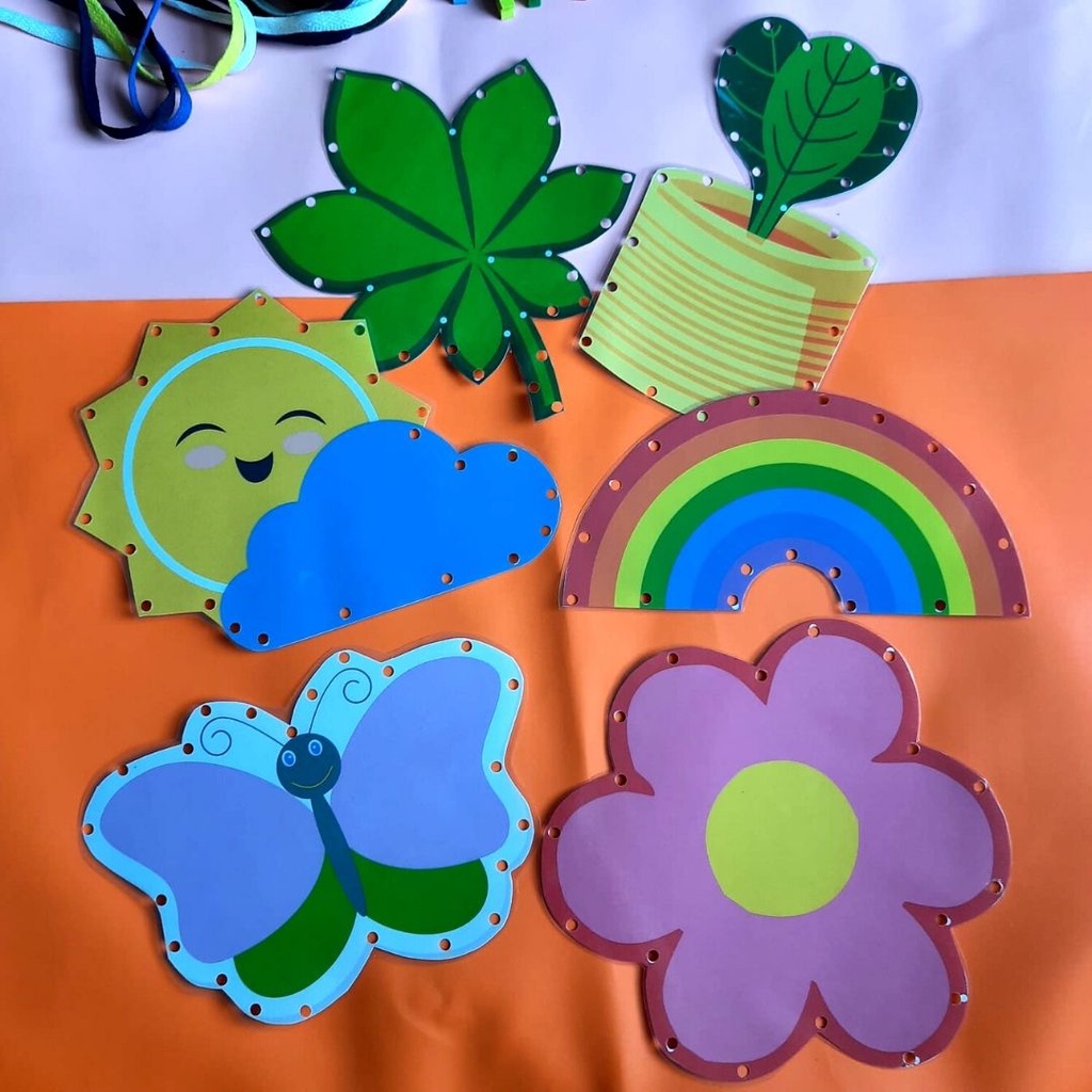 Jual Mainan Motorik Anak Montessori Toys Mainan Meronce Menjahit dengan ...