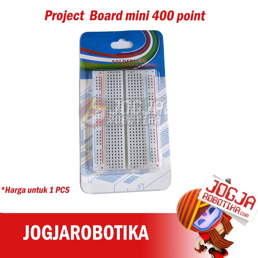 Jual Project Board Breadboard 400 point 400 titik 400p Sedang Tanggung ...