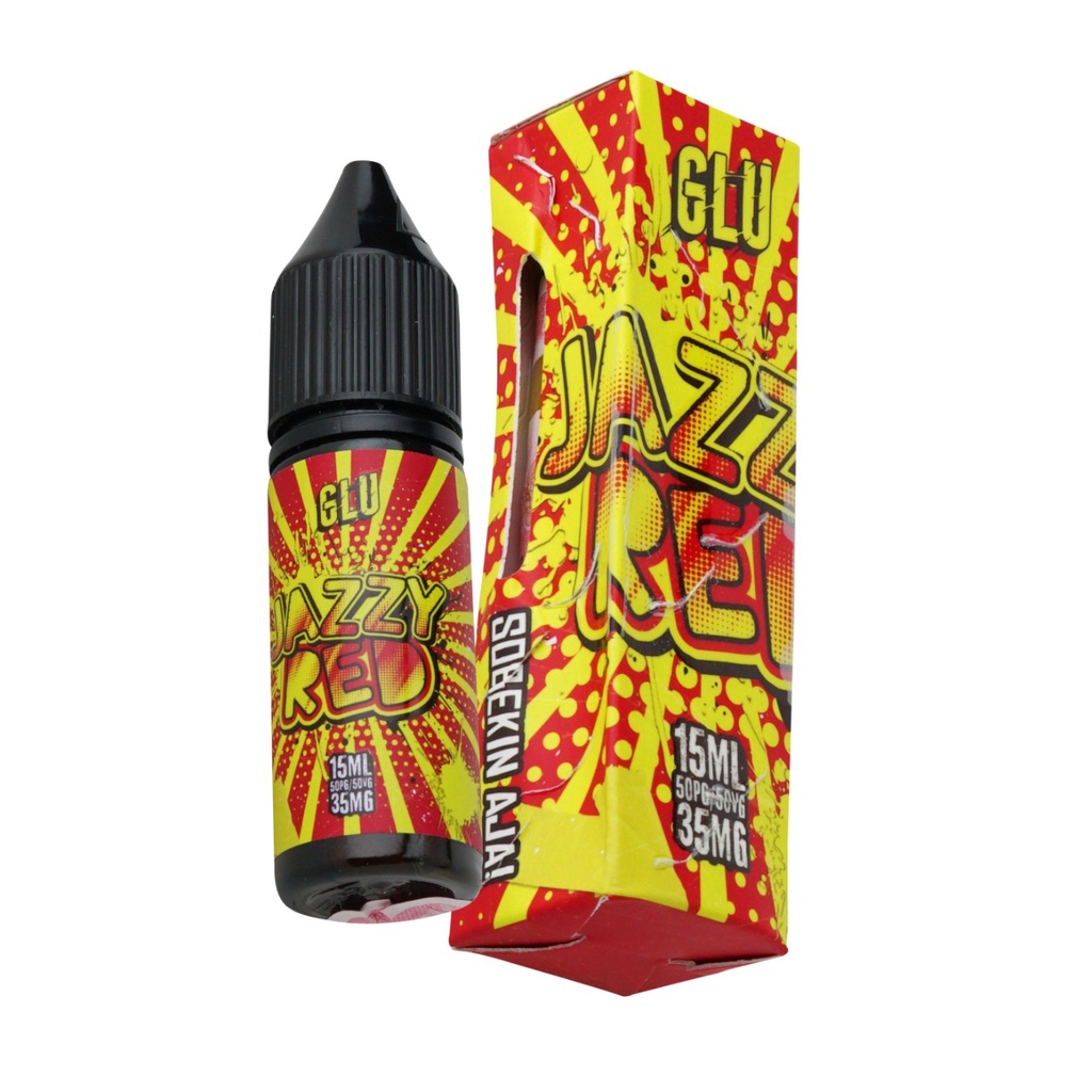 Jual Liquid Vape Glu Saltnic Jazzy Red Salt 15ML 35MG By FVS x Fathiba ...