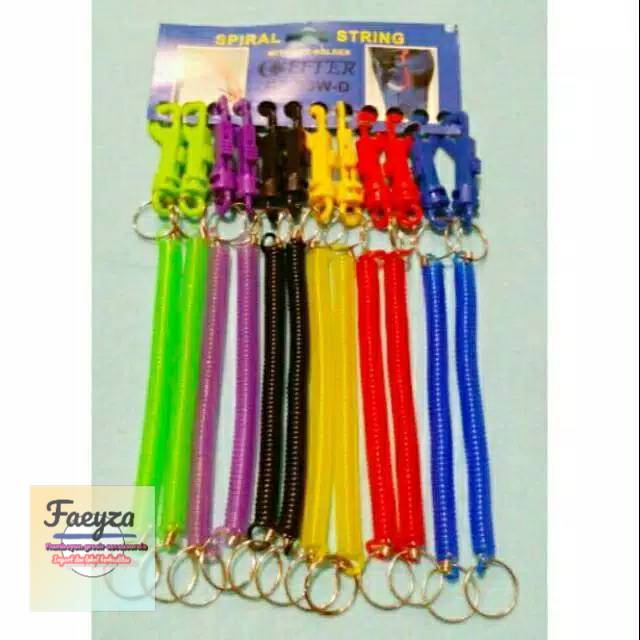 Jual gantungan kunci spiral kecil 12 pcs | Shopee Indonesia