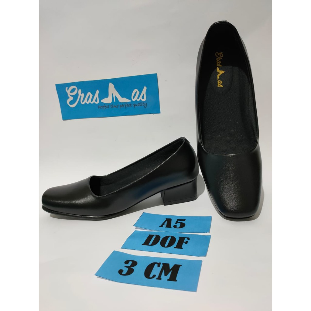 Jual Sepatu PDH Kotak Dove Erasmas hak 3 cm Persit Bhayangkari Polwan ...
