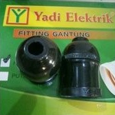 Jual Fitting gantung hitam fiting gantung fiting lampu mangkok lampu ...