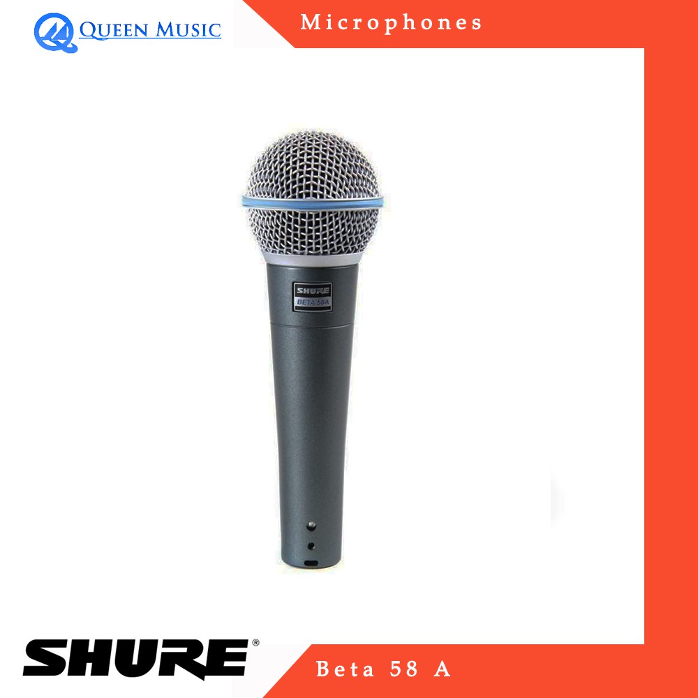 Jual Shure Beta 58A-X Supercardioid Dynamic Vocal Microphone | Shopee Indonesia