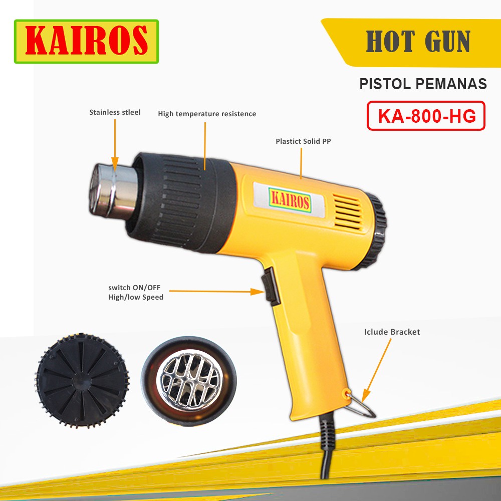 Jual Yukido Heat Hot Air Gun 1800W Yukido AB-6030FW MESIN PEMANAS | Shopee Indonesia