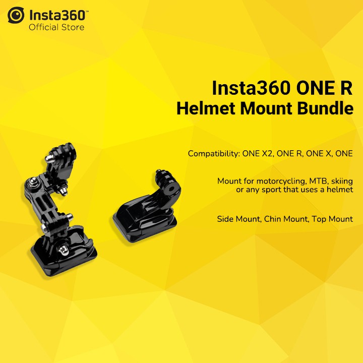 Jual Insta360 Helmet Mount Action Camera for Motovlog | Shopee Indonesia