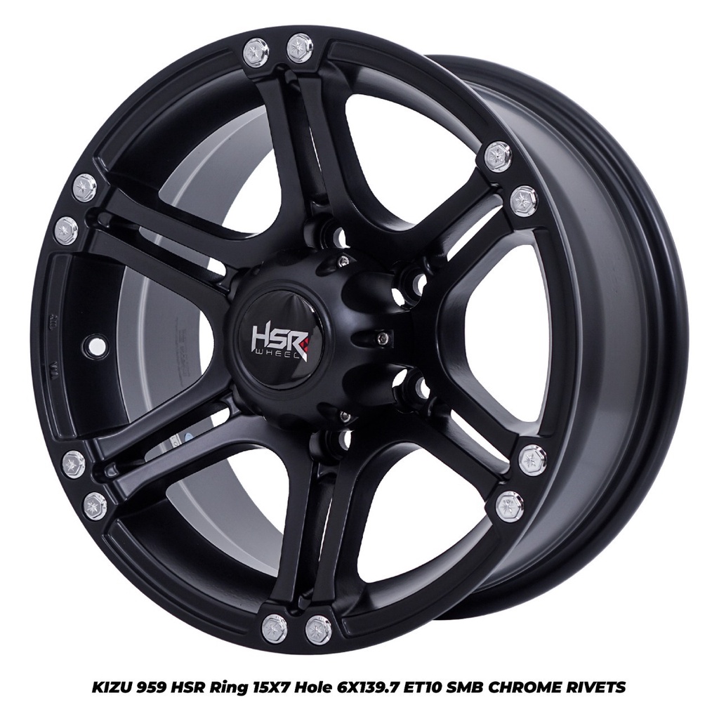 Jual Velg Model Offroad Merk HSR Kizu R15 Cocok Untuk Mobil Panther ...