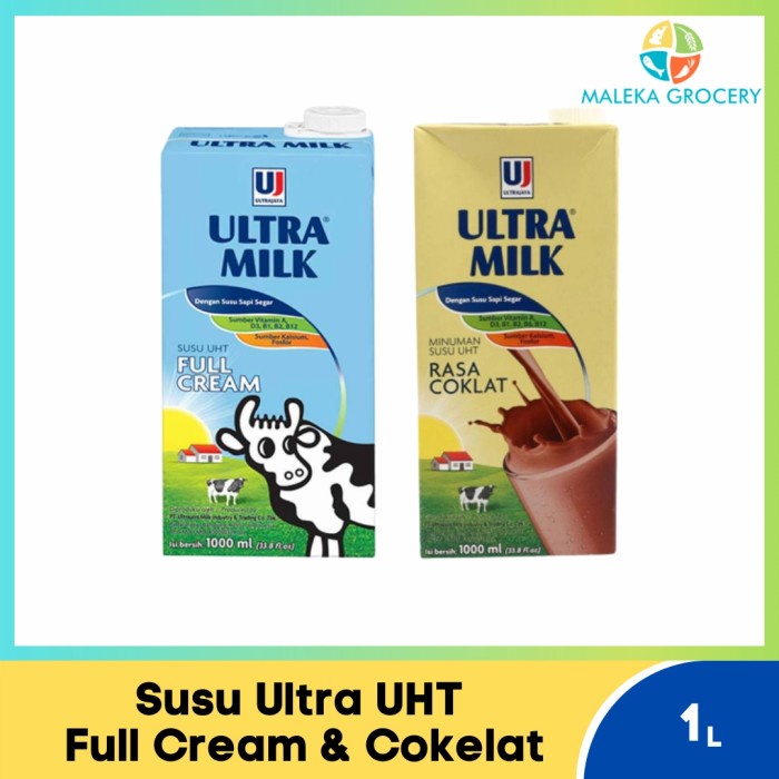 Jual Susu Ultra UHT 1 Liter | Shopee Indonesia