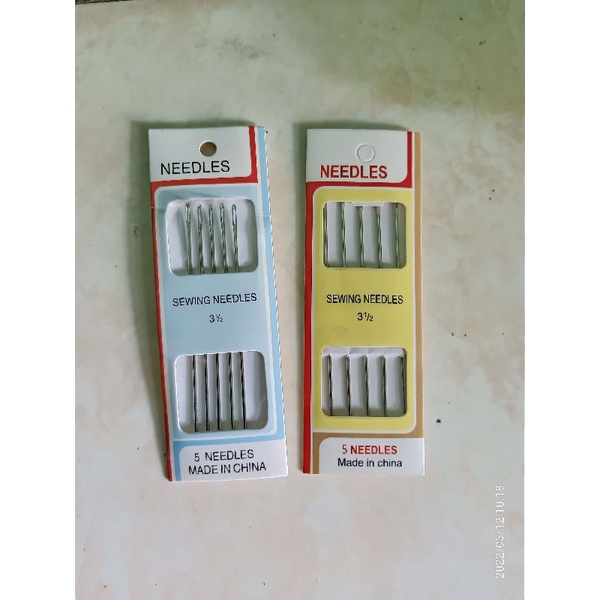 Jual Jarum kasur/Jarum tangan + benang kasur ( perBIJI) | Shopee Indonesia