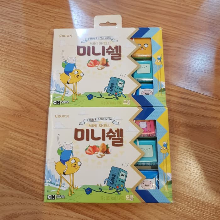 Jual Coklat Korea Adventure Time Finn Jake BMO Chocolate Crown Mini ...