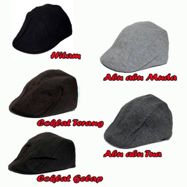 Jual Topi Seniman Topi Pelukis Painter Simpel Topi Kodok Fashion Distro ...