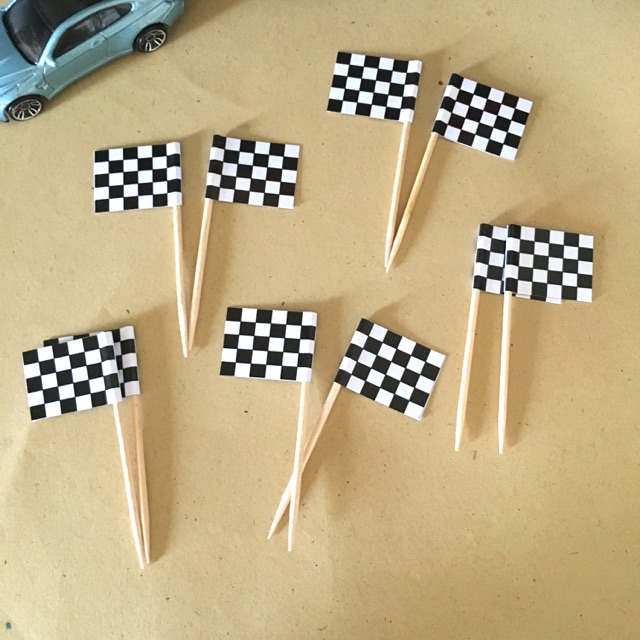 Jual Topper bendera racing/cars/balapan - 20pcs | Shopee Indonesia