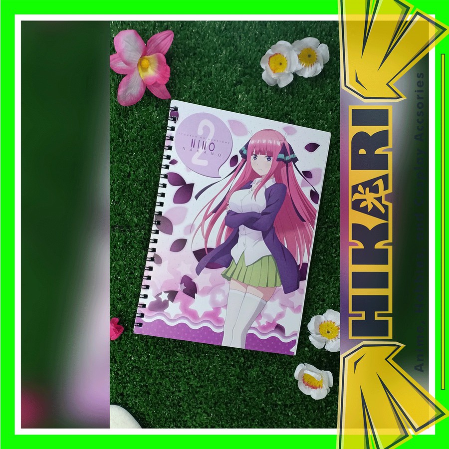 Jual Note Book Anime Custom Nino Nakano Go Toubun v2 - garis | Shopee ...