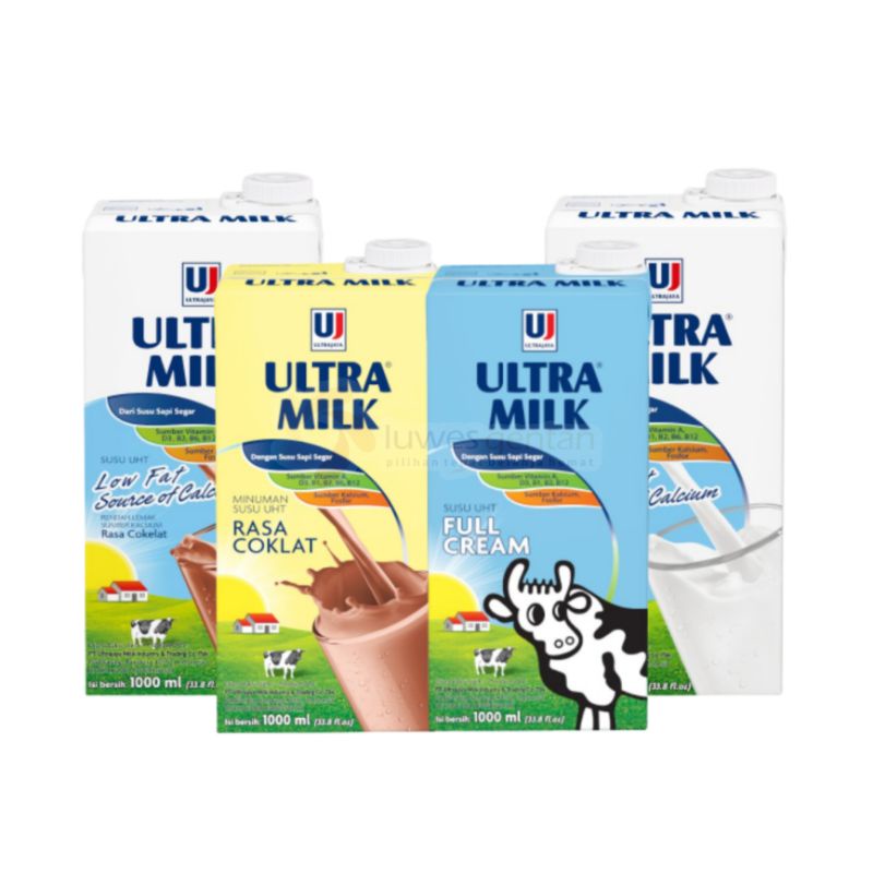 Jual ULTRA MILK UHT 1 LITER | Shopee Indonesia