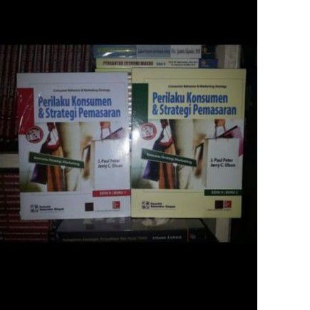 Jual 2 buku perilaku konsumen & strategi pemasaran edisi 9 buku 1 dan 2 by J Paul Peter | Shopee ...