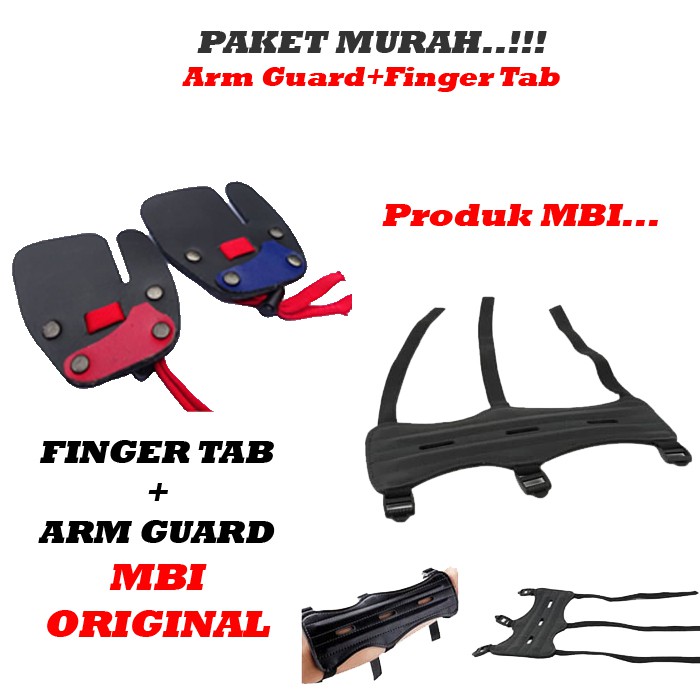 Jual Paket Finger Tab + Arm Guard Panahan Original MBI | Shopee Indonesia