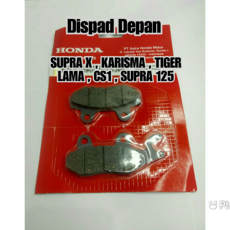 Jual Dispad depan SUPRA X Fit New Revo Lama Tiger Mega pro Karisma 125 ...