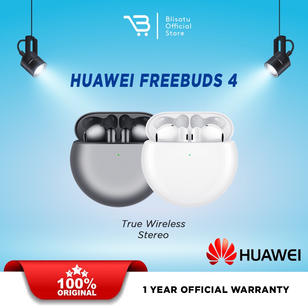 Jual Huawei Free Buds 4 Original | Shopee Indonesia