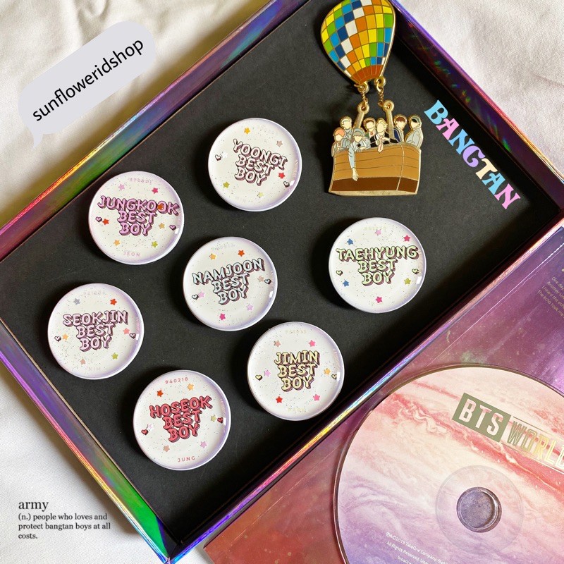 Jual GRIPTOK / POPSOCKET RESIN BTS GLITTER WITH STAR HOLOGRAM ( READY ...