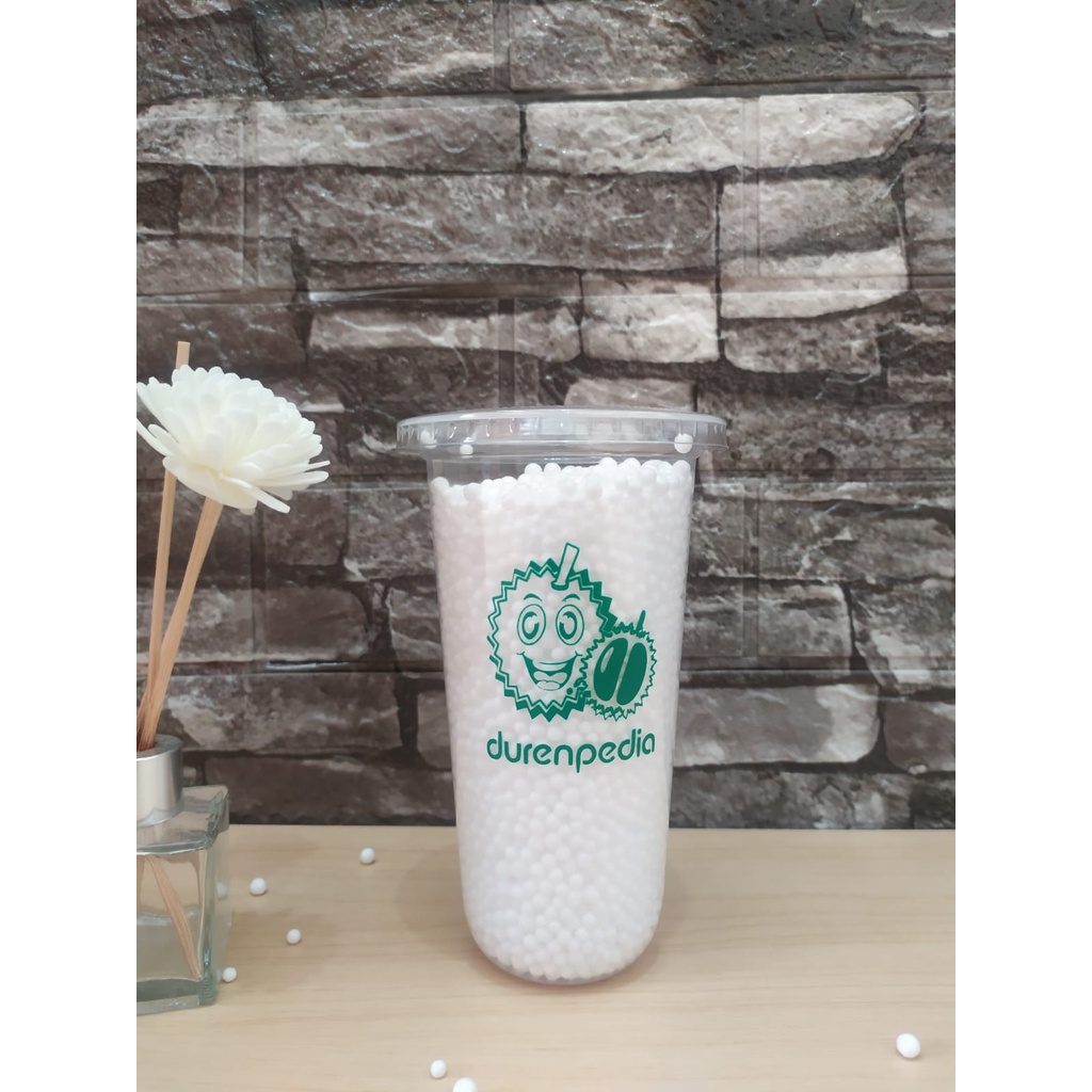 Jual Sablon gelas plastik, boba, 22oz oval 7-10gram (1000pcs) | Shopee ...