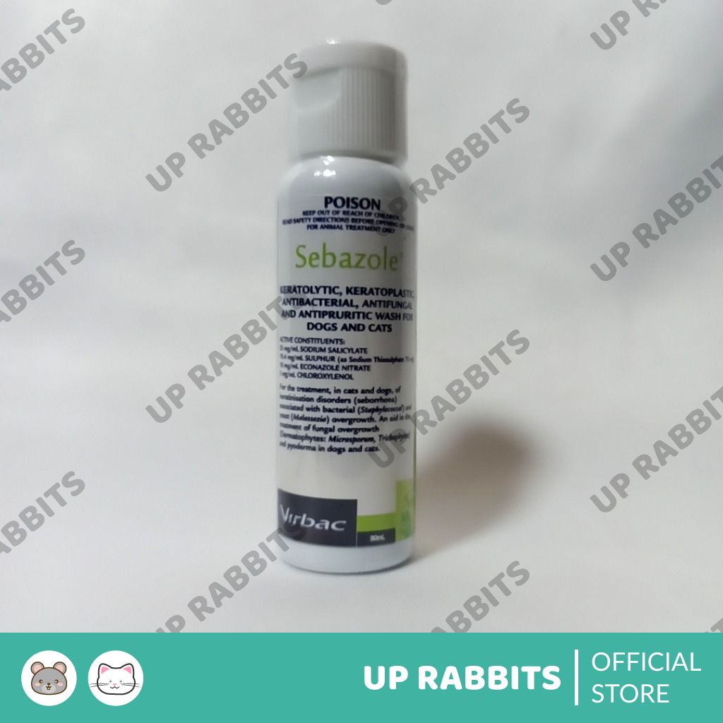 Jual shampo jamur kucing anjing sebazole 25ml/ virbac | Shopee Indonesia