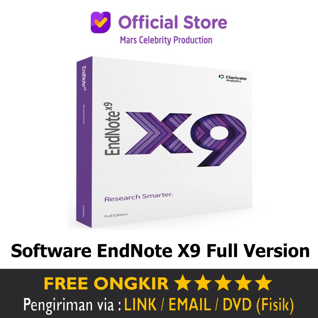 Jual Software EndNote X9 Full Version X8 Windows Mac OS Terbaru End Note | Shopee Indonesia