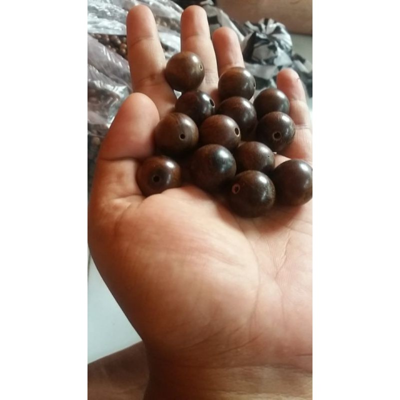 Jual (Bisa COD) Tasbih Gelang Butiran Gaharu 1000% Asli Kalimantan ...