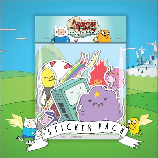 Jual ADVENTURE TIME STICKER PACK | Shopee Indonesia