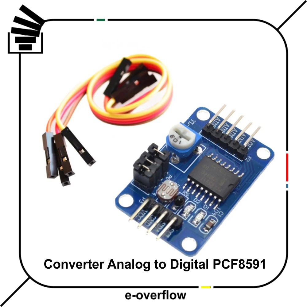Jual PCF8591 Analog to Digital Converter Module Modul Conversion AD DA ...