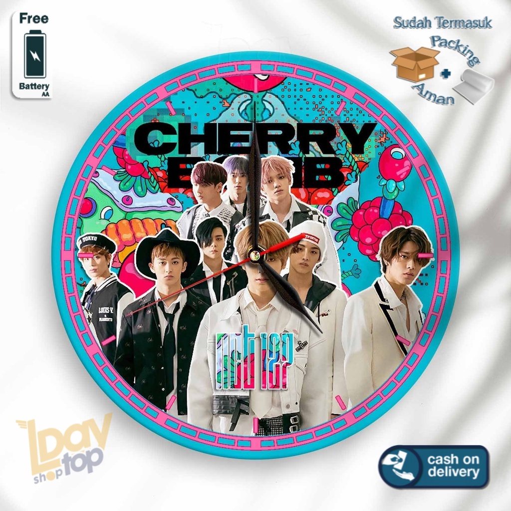 Jual Jam Dinding Motif Kayu K-POP NCT127 Aesthetic - KPOP NCT 127 02 ...