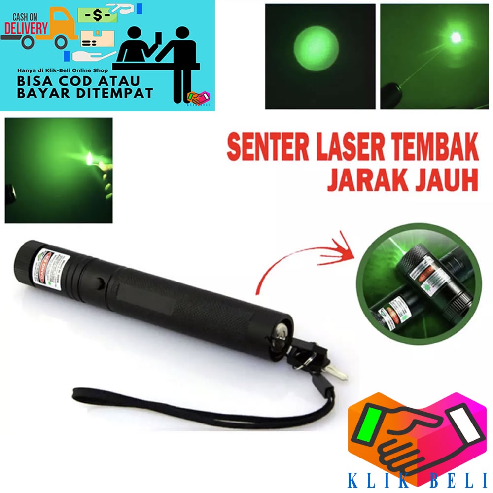 Jual Green Laser Pointer 303 Senter Hijau / Laser Pointer Presentasi ...