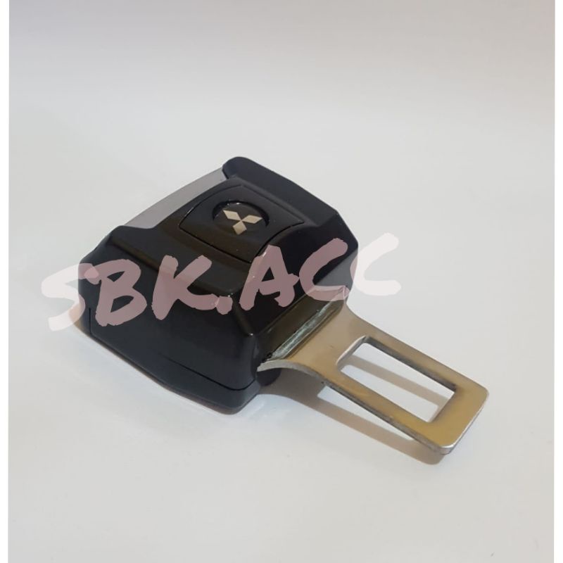 Jual Colokan Press Safety Belt Universal Logo Mitsubishi/ Seatbelt Seat ...