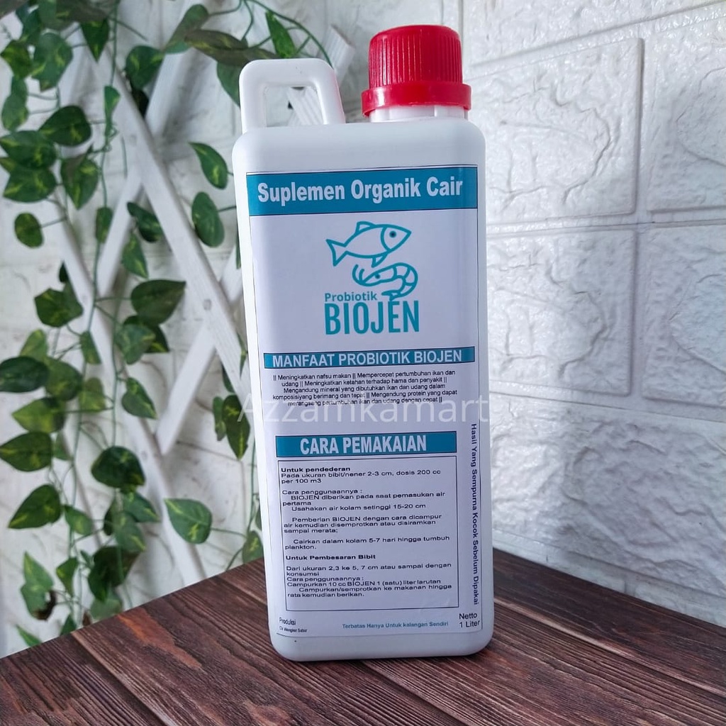Jual Probiotik BIOJEN Vitamin Untuk Ikan Lele Nila Patin Gurami Udang ...