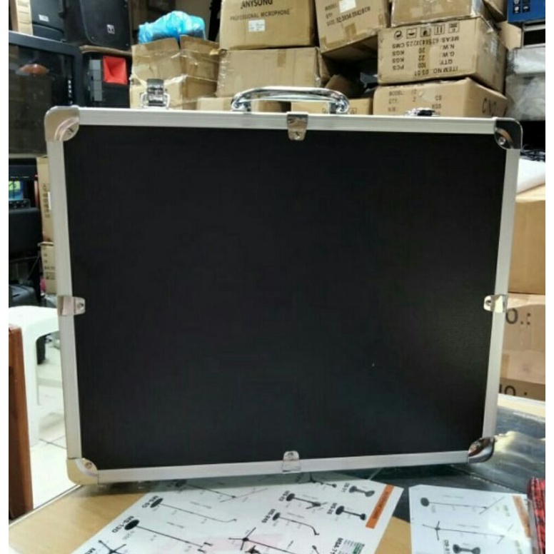 Jual Koper box aluminium kosong buat mic wireless resiever standard ...