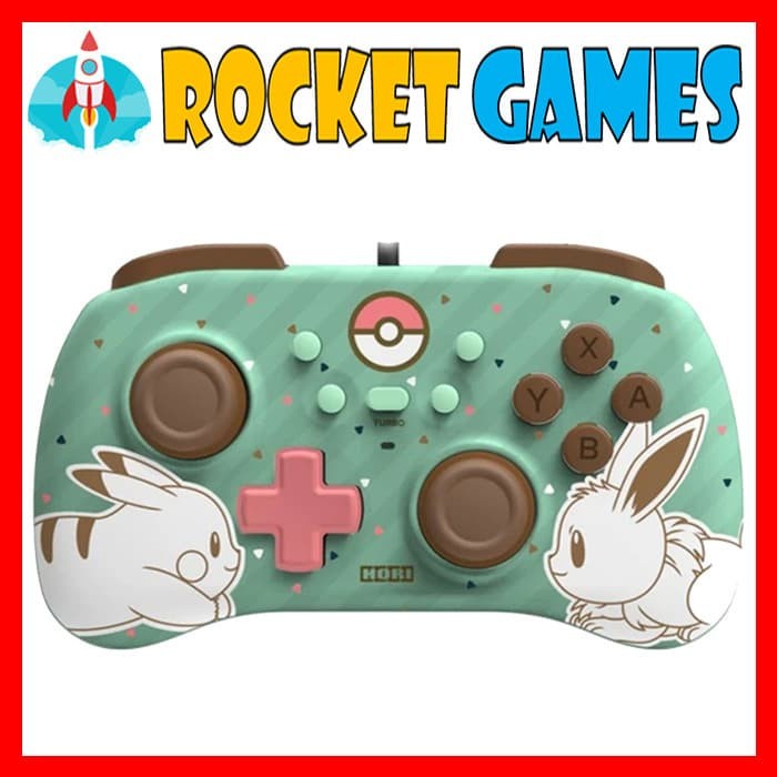 Jual HORI PAD MINI CONTROLLER NINTENDO SWITCH PIKACHU EEVEE GAMEPAD ...