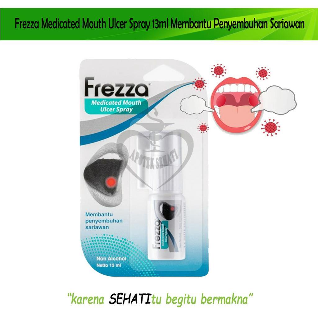 Jual Frezza Medicate Mouth Spray Semprot Sariawan | Shopee Indonesia