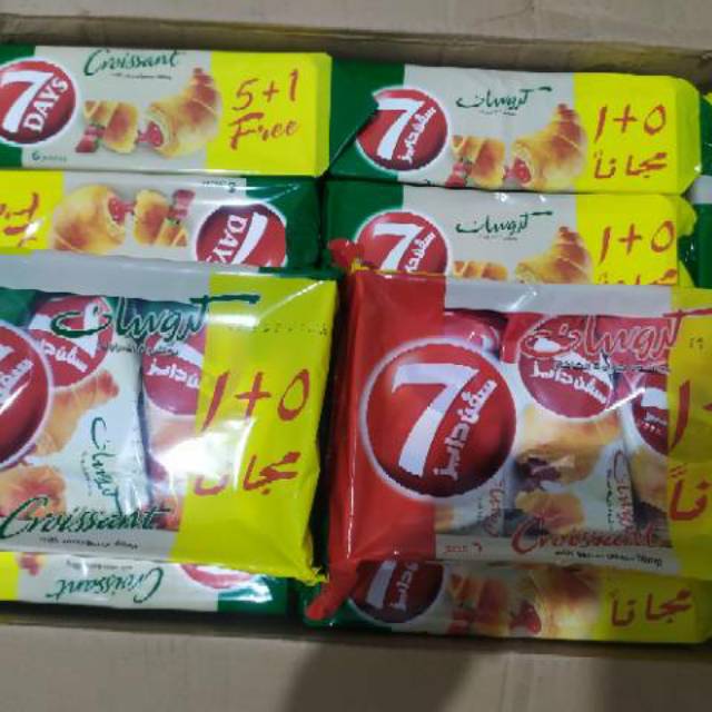 Jual Roti 7 Days Croissant rasa - Roti Arab 7Days Saudi Arabia - Roti ...