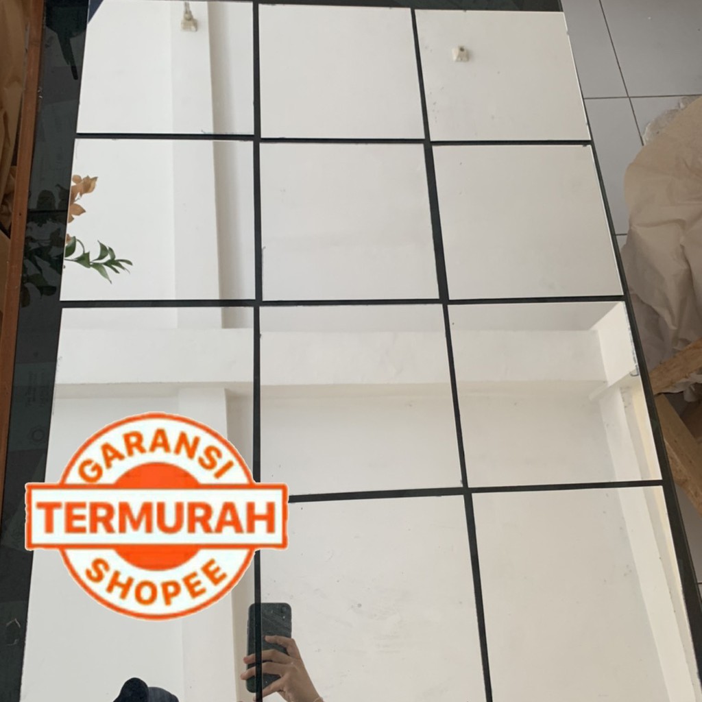 Jual 20x20 dan 25x25 Cermin tempel | wall mirror | [HARGA PER 1 pcs ...