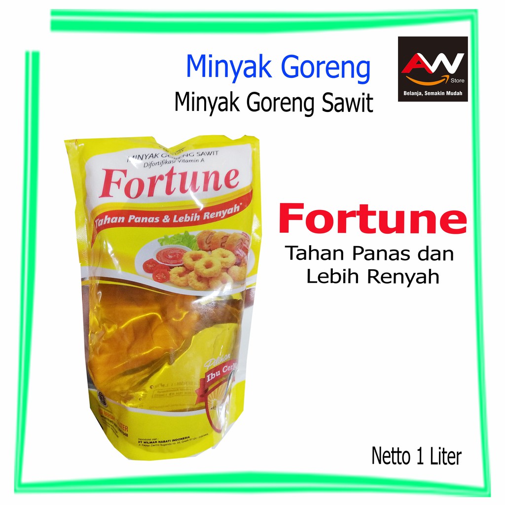 Jual Minyak Goreng Fortune 1 Liter | Shopee Indonesia