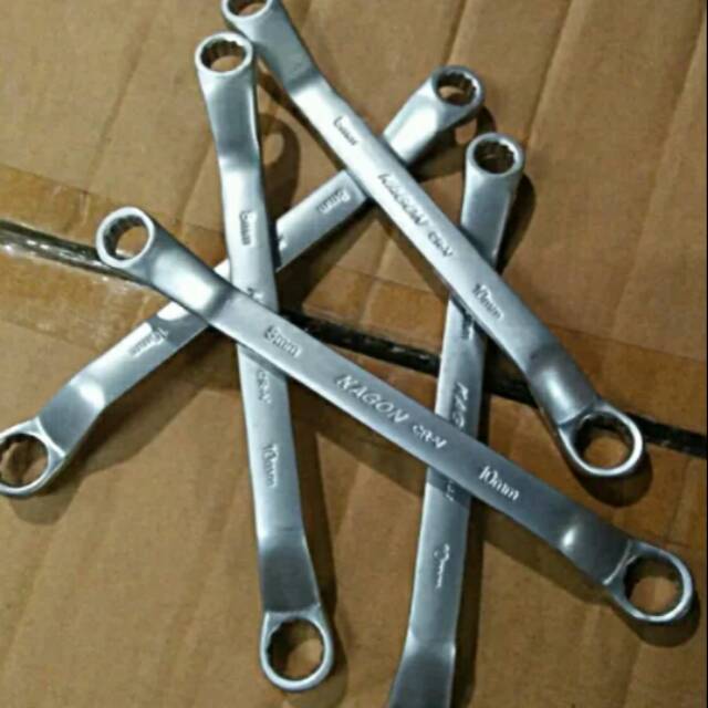Jual Kunci Ring 8 - 10 Kunci Double Ring 8 dan 10 | Shopee Indonesia