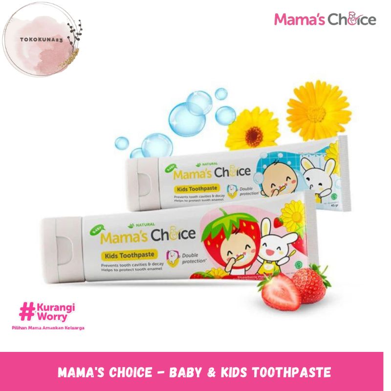 Jual Pasta Gigi Bayi dan Anak - Baby and Kids Toothpaste Mama's Choice ...