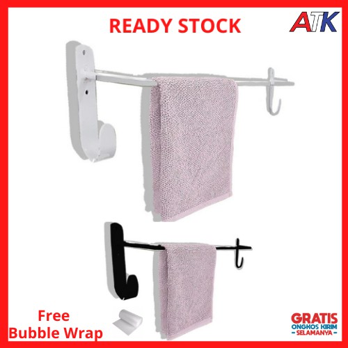 Jual Gantungan Handuk Besi Kamar Mandi / Gantungan Jilbab Besi Gantung ...