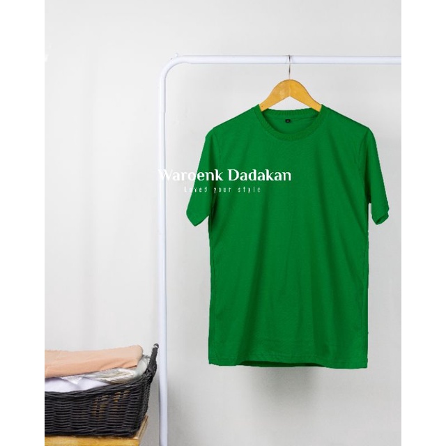 Jual kaos polos EMERALD PENDEK 24S | Shopee Indonesia
